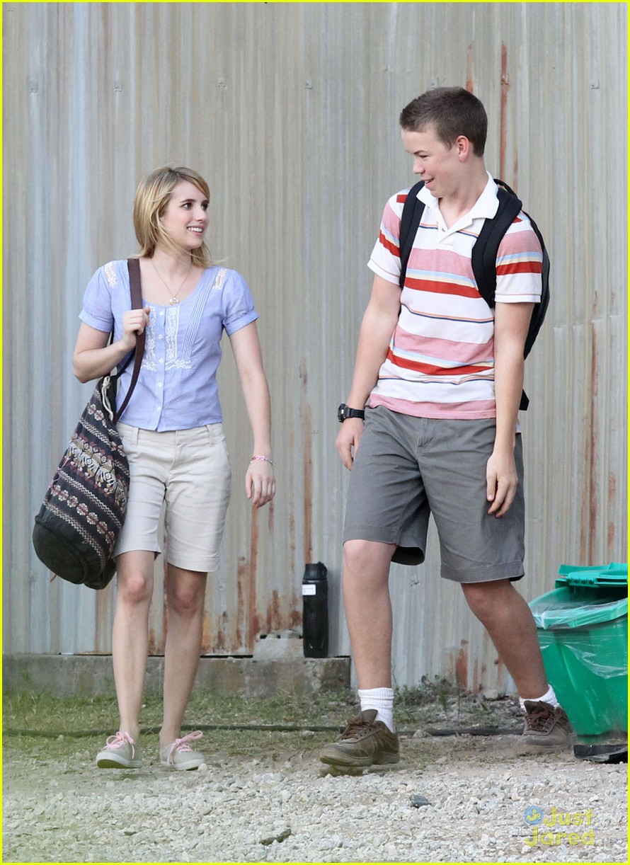 Emma Roberts & Will Poulter: First Day on 'We're The Millers' | Photo ...