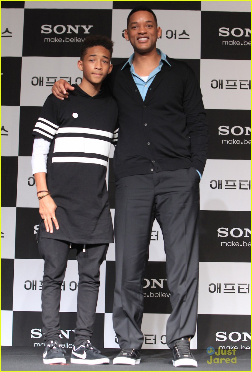 Jaden Smith: 'After Earth' Press Conference with Dad Will | Photo ...