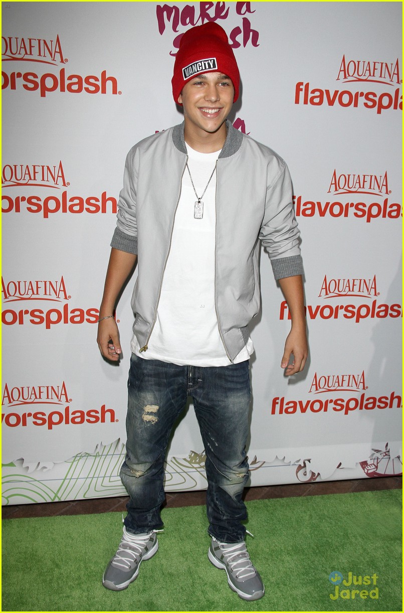 Austin Mahone & Stefanie Scott: Aquafina FlavorSplash Launch with ...
