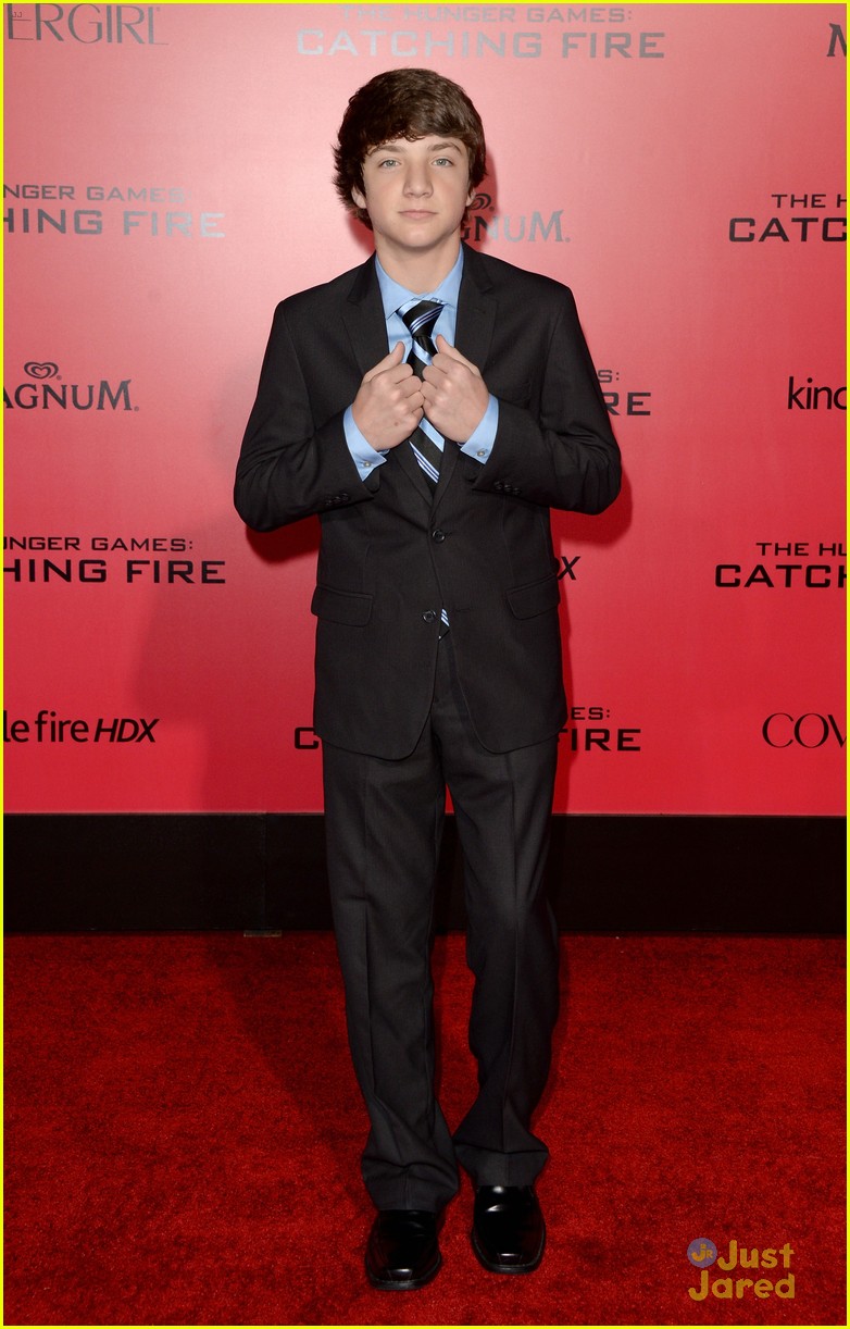 Kiernan Shipka & Jake Short: 'Catching Fire' Premiere with Nolan Gould ...