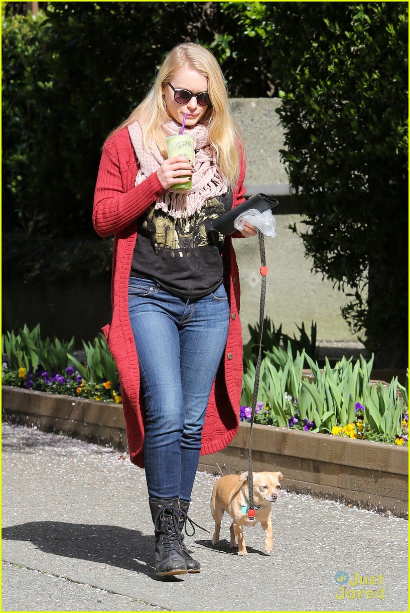 Leven Rambin Walks Her Pup Before Late-Night 'Tomorrow People' Shoot ...