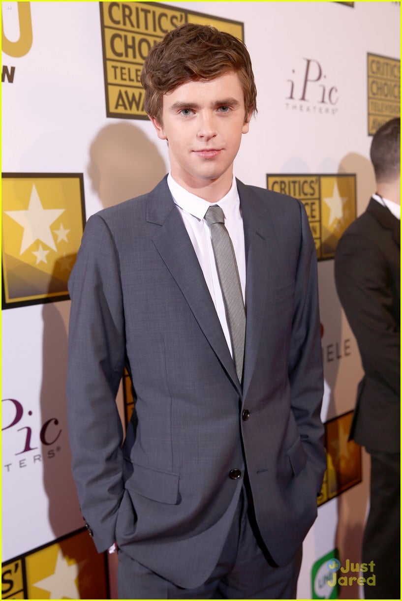 Colton Haynes & Freddie Highmore - Critics' Choice Television Awards ...