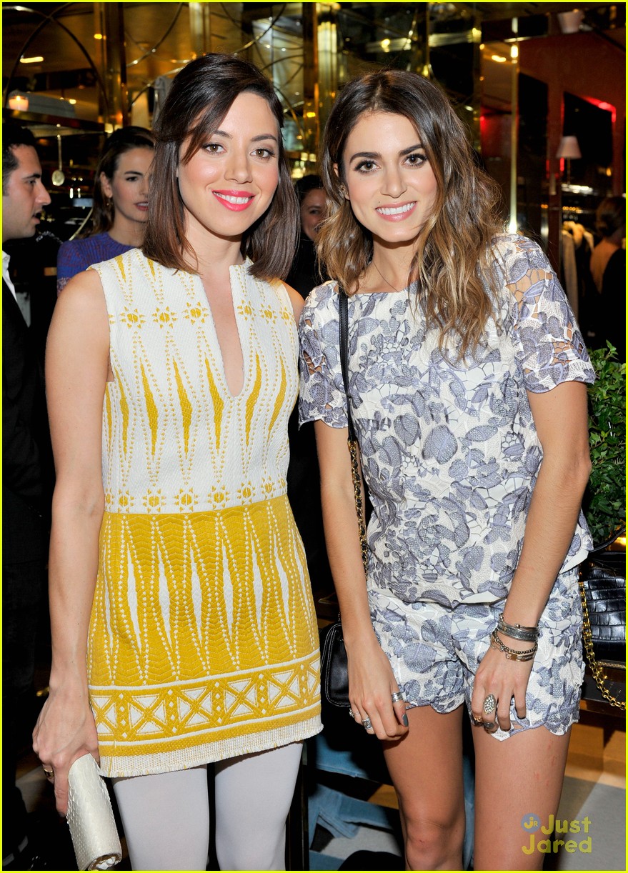 Nikki Reed & Camilla Belle Doll Up For Tory Burch Watch Collection ...