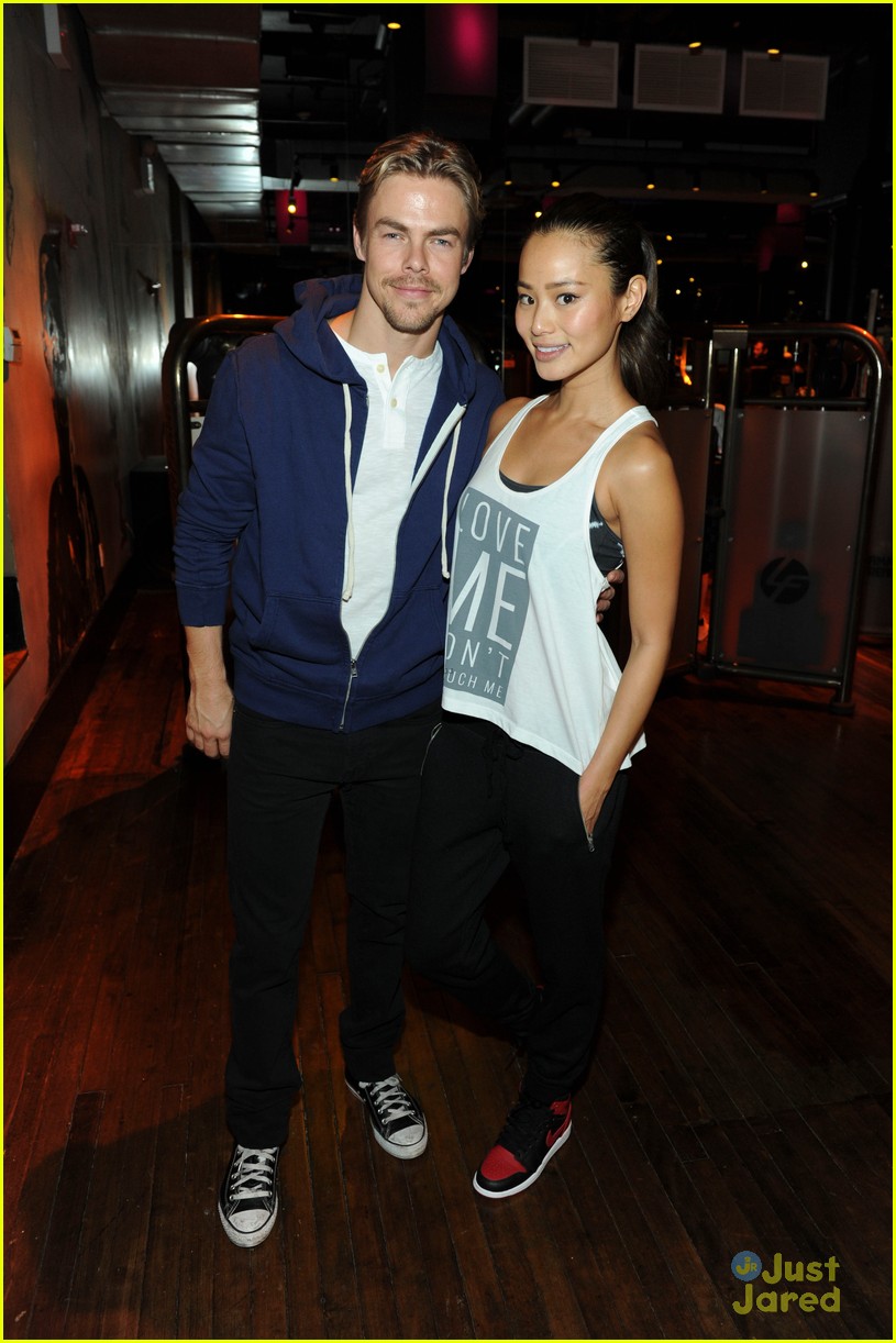 Jamie Chung Gets Swept Away by Derek Hough During a Beyonce Dance Class ...