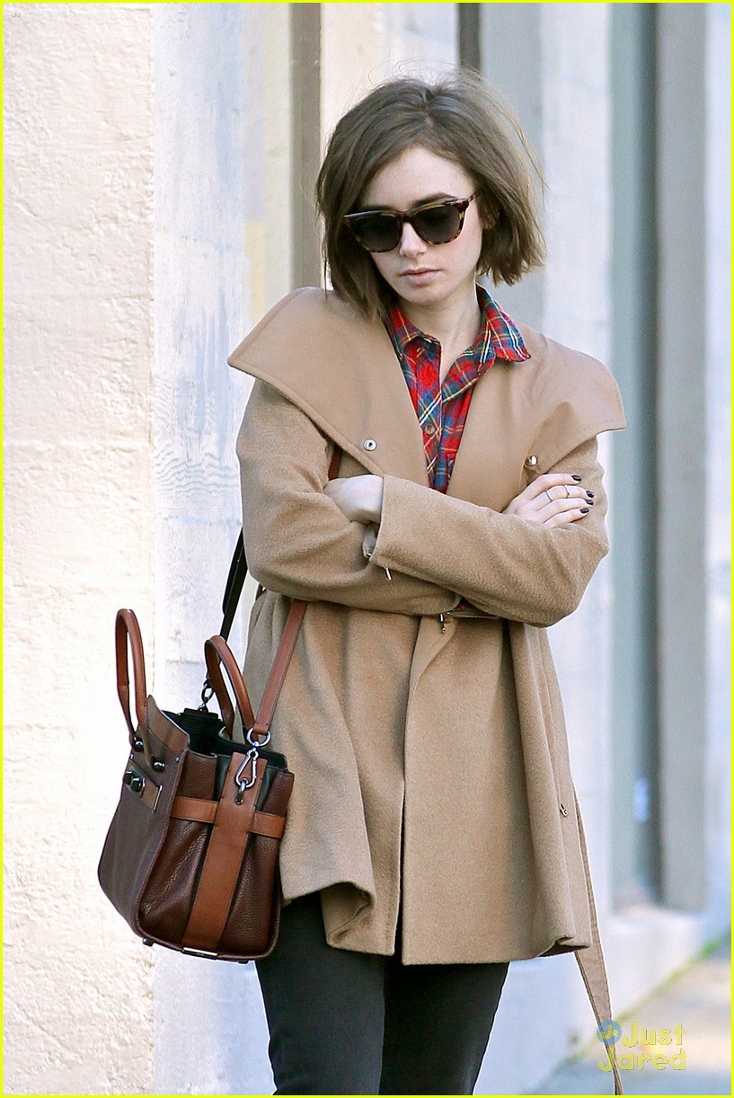 Lily Collins Runs Errands After Promoting 'Love Rosie' With Sam Claflin ...