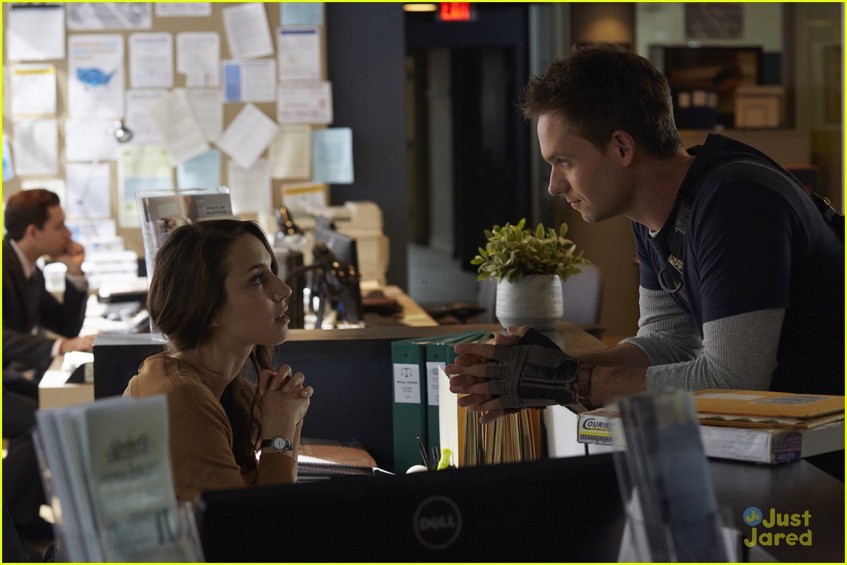 Troian Bellisario Kisses Real-Life Fiance Patrick J. Adams in New ...