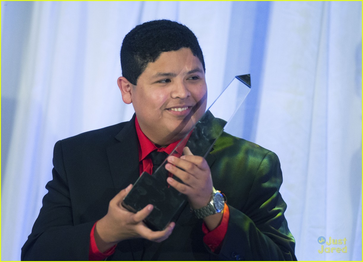 Sofia Carson & Raini Rodriguez Watch Rico Rodriguez Win At Imagen ...