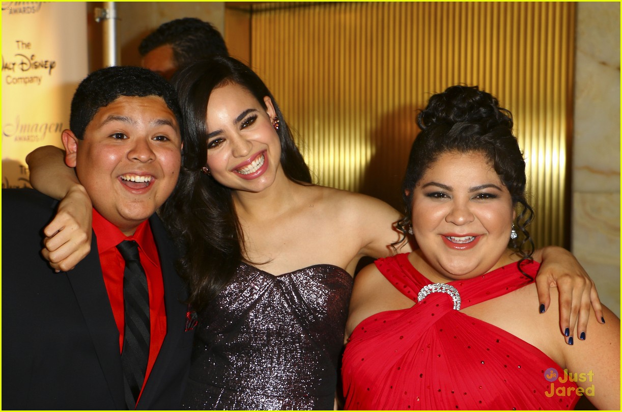 Sofia Carson & Raini Rodriguez Watch Rico Rodriguez Win At Imagen ...