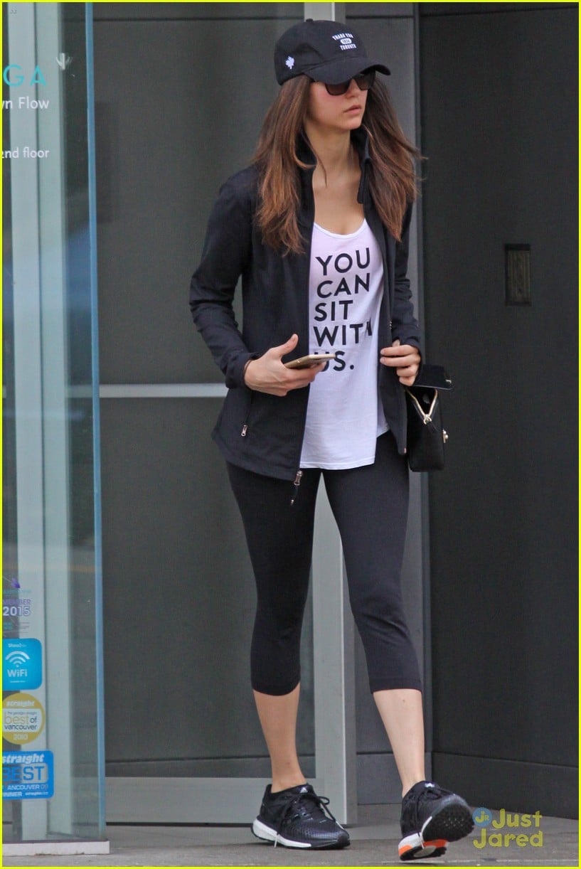 Nina Dobrev Hits The Yoga Studio Before 'Crash Pad' Filming | Photo ...