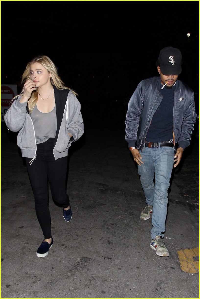 Chloe Moretz & Chance the Rapper Attend Miguel Concert Together | Photo ...