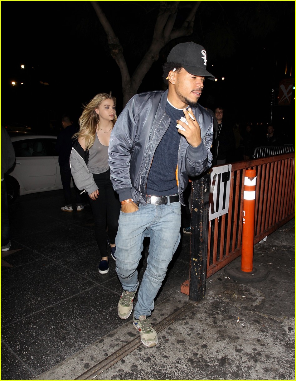 Chloe Moretz & Chance the Rapper Attend Miguel Concert Together | Photo ...