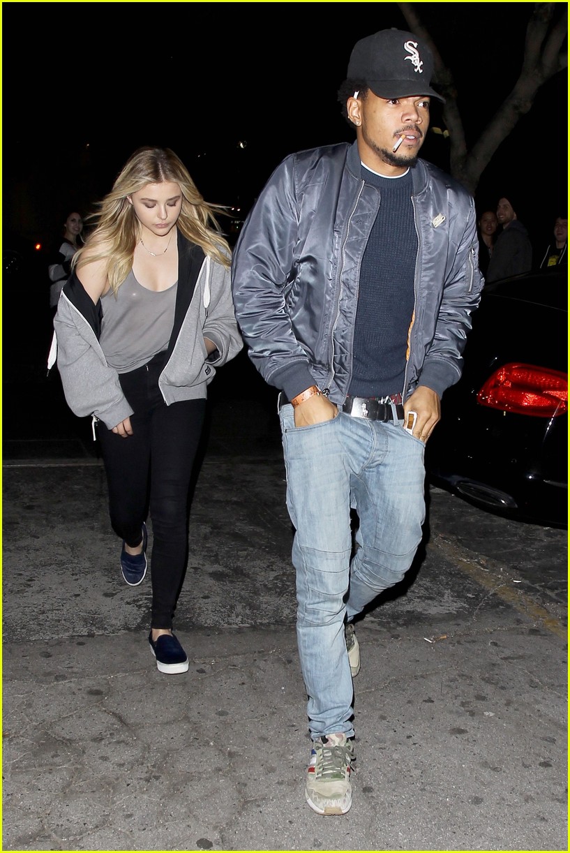 Chloe Moretz & Chance the Rapper Attend Miguel Concert Together | Photo ...