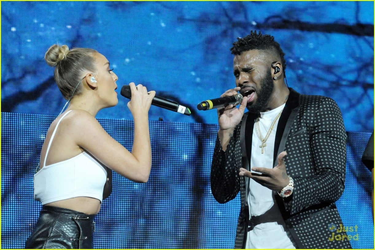 Little Mix Thank Jason Derulo After 'Secret Love Song' Performance in ...