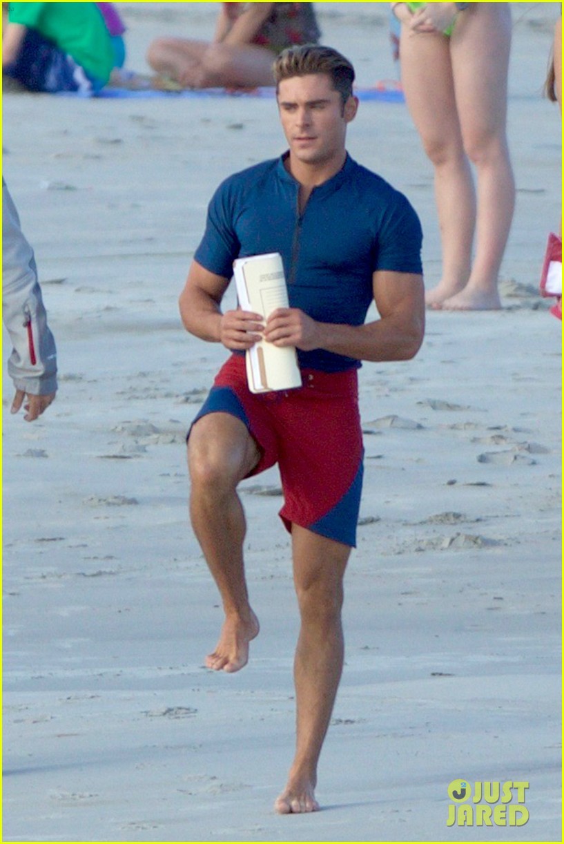 Zac Efron & Alexandra Daddario Hit the Beach for More 'Baywatch ...