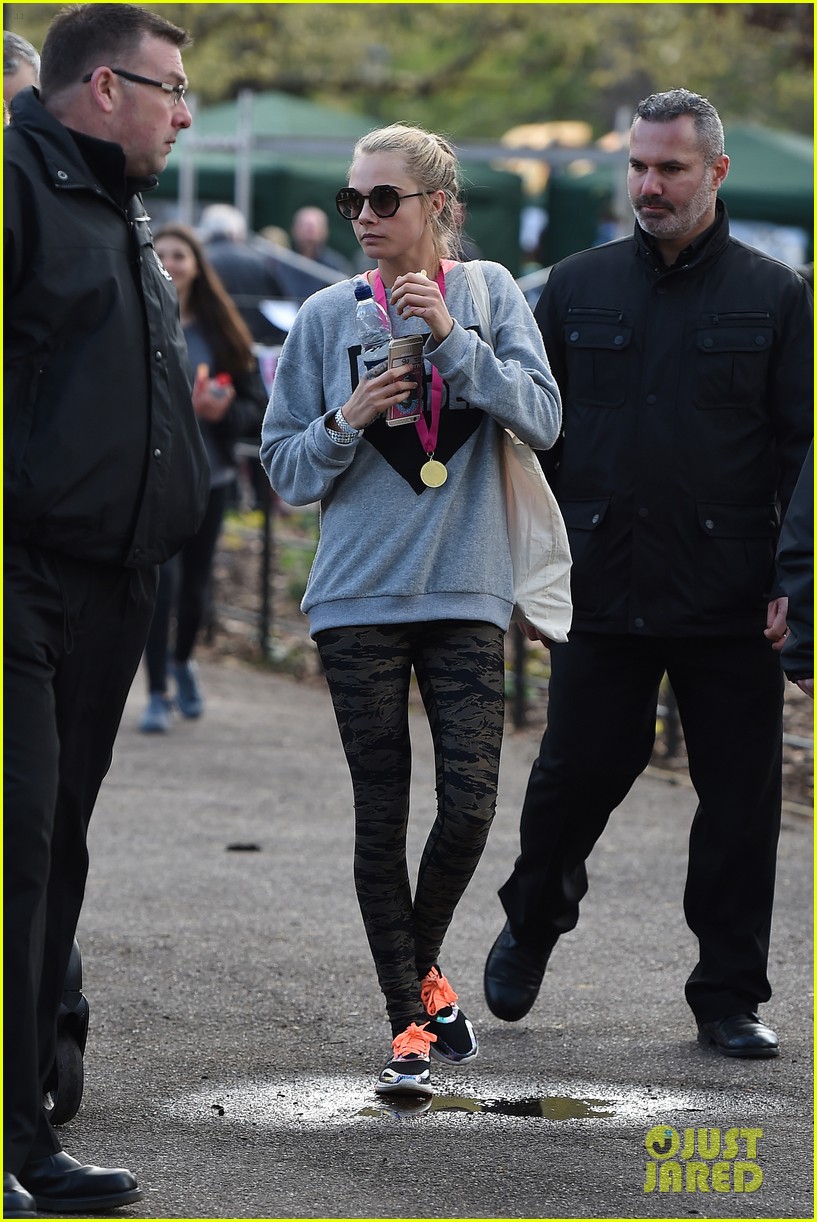 Cara Delevingne Joins Lady Garden Fun Run In Support Of Gynaecological ...