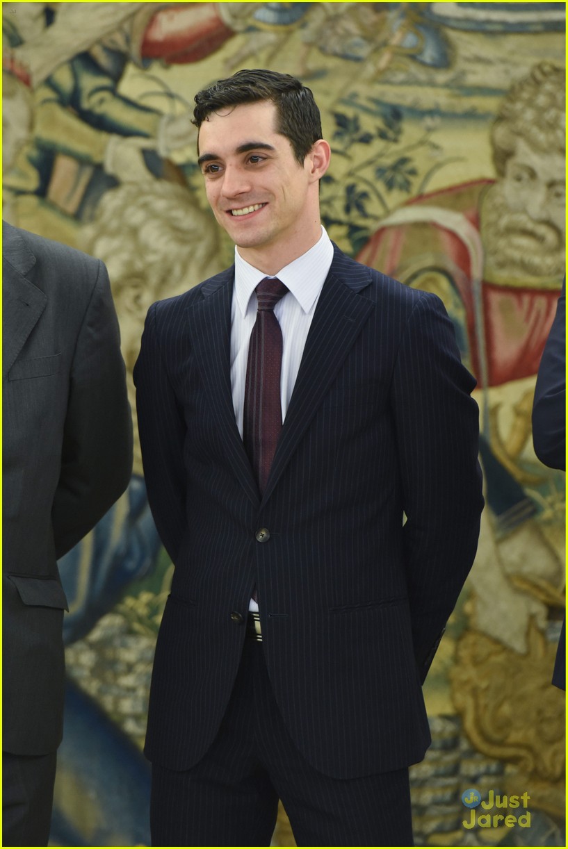 Skater Javier Fernandez Meets Spanish Royals in Madrid After Winning ...
