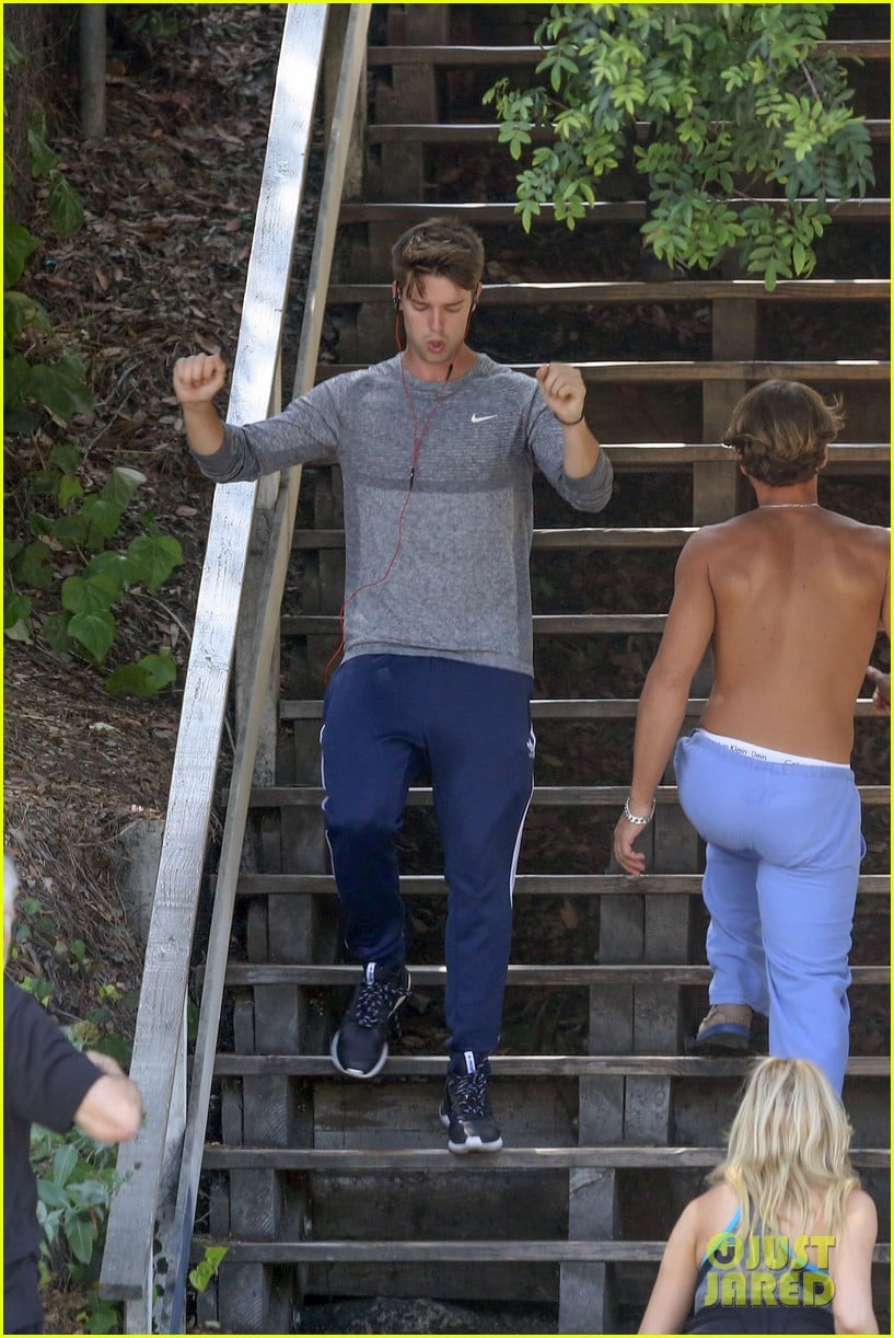 Patrick Schwarzenegger Gets In Workout With Abby Champion Ahead of ...