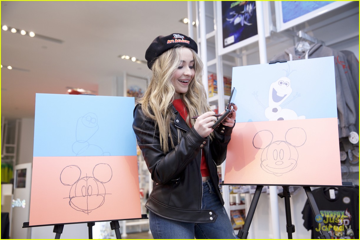 Sabrina Carpenter Becomes Art Professor For Nintendo's New Disney Art ...