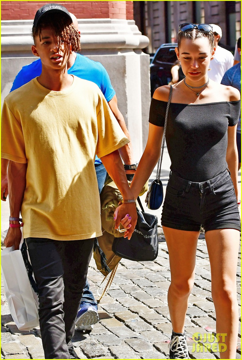Jaden Smith & Girlfriend Sarah Snyder Rock Matching Outfits in NYC ...