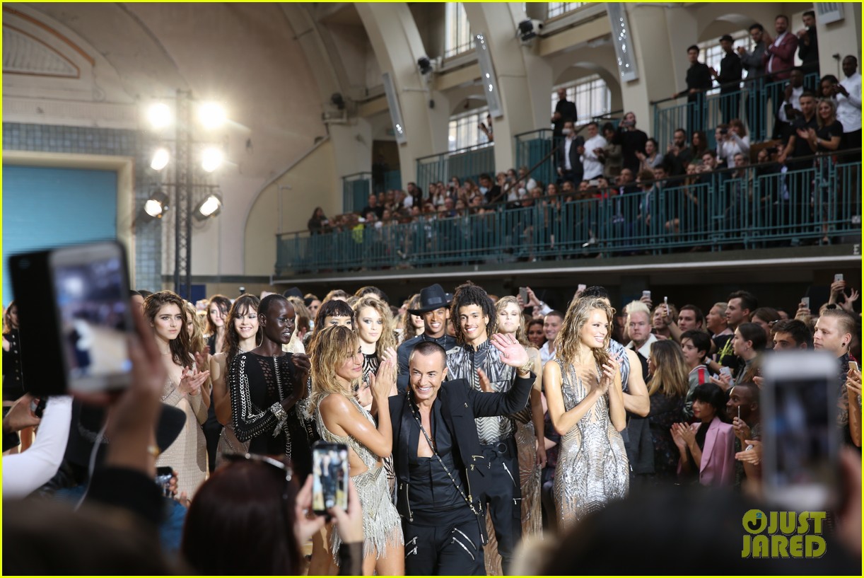 Leigh-Anne Pinnock Hits Julien MacDonald Show During LFW with Hailey ...