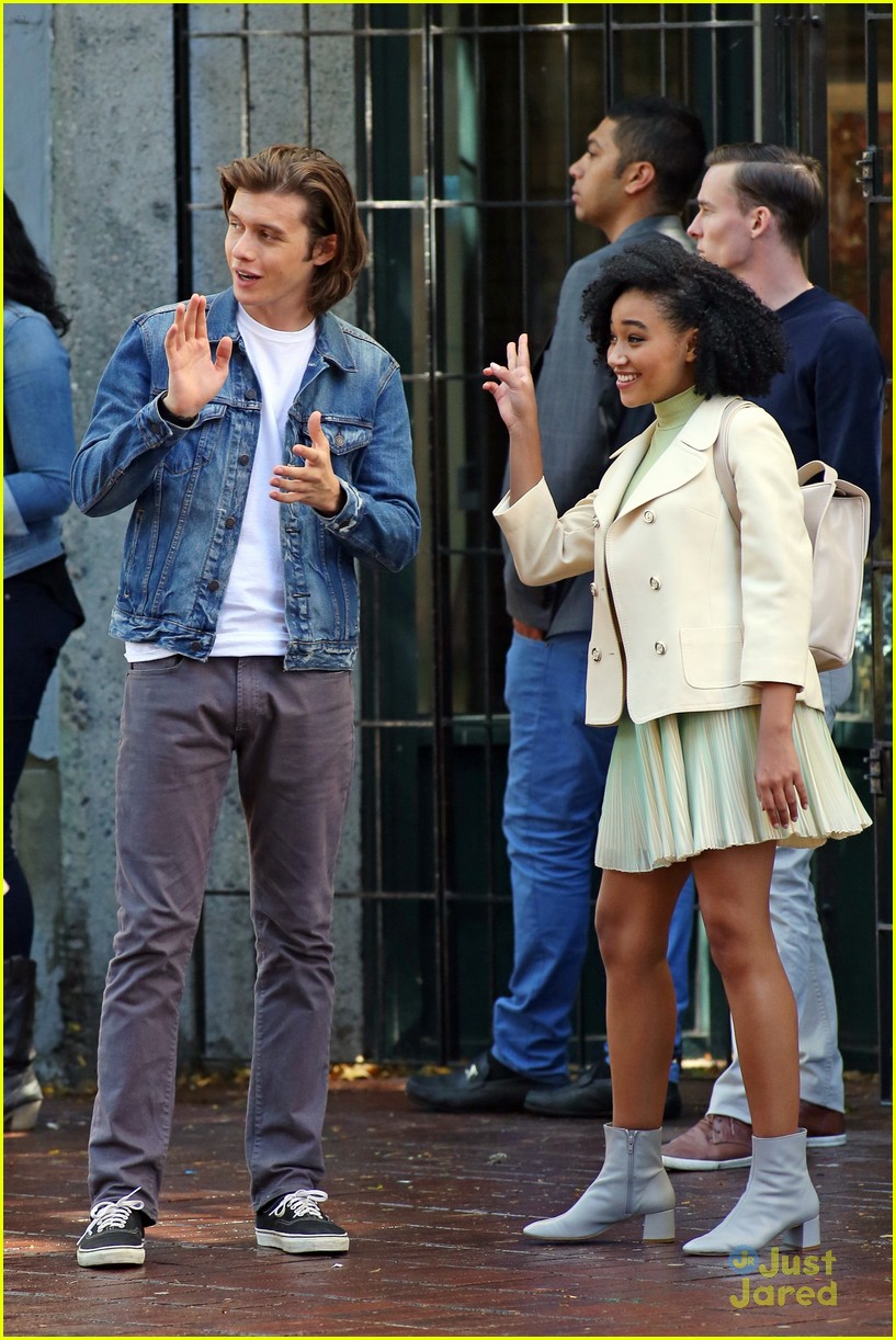 Nick Robinson Gets Filming 'Everything Everything' With Amandla ...