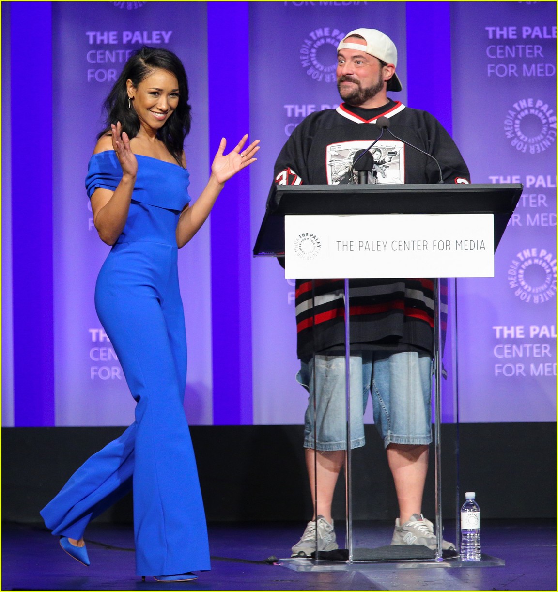 The Flash's Candice Patton Blows a Kiss at PaleyFest, Reveals Spoilers ...