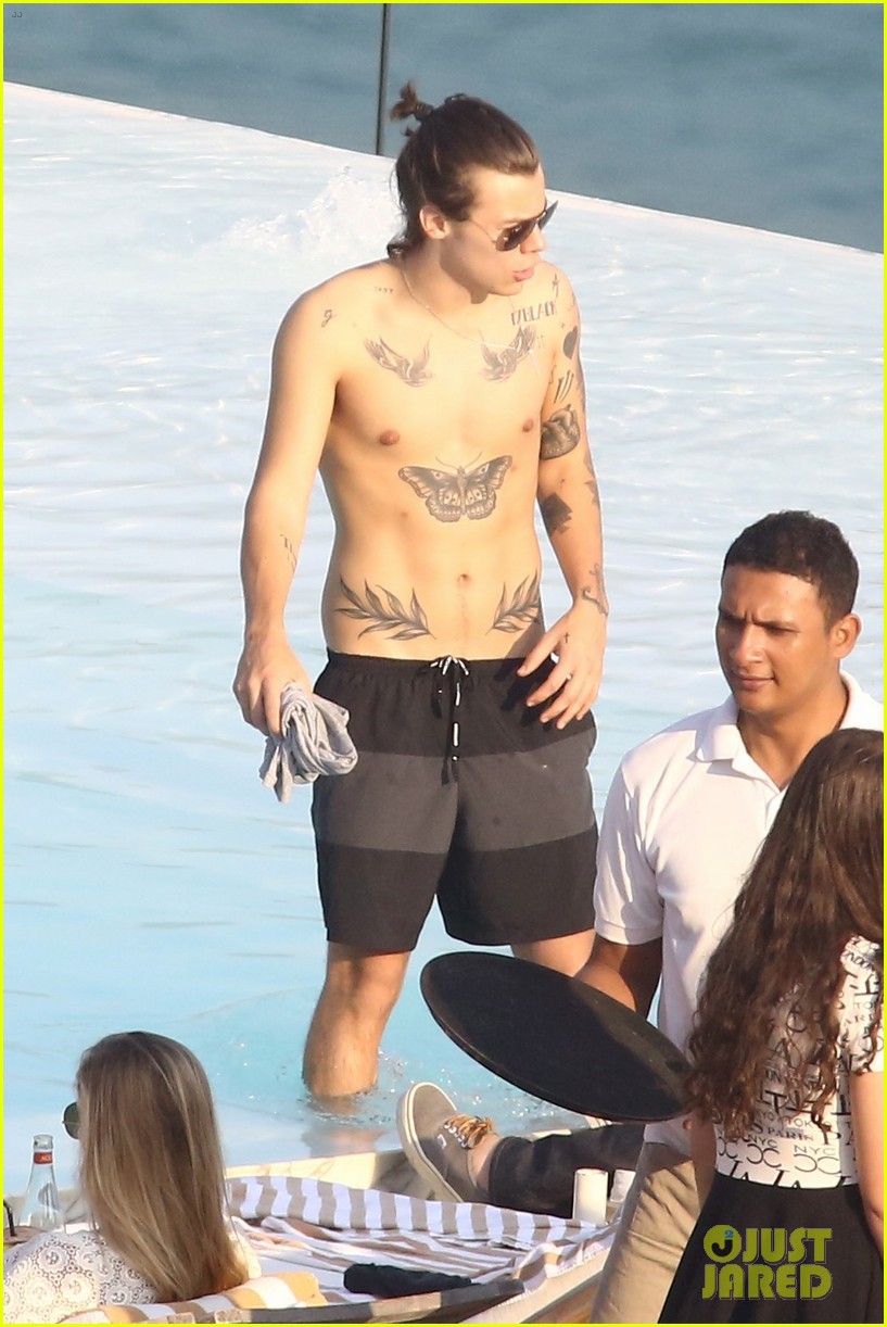 Harry Styles Shows Us Where His Four Nipples Are Located! (Video ...