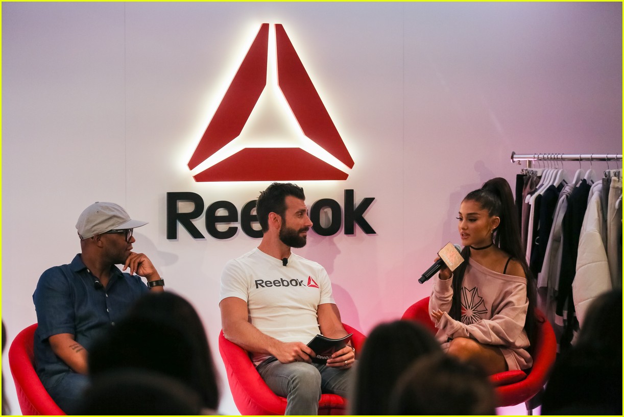 Ariana Grande Gets Her Fitness On for Reebok Event in Hong Kong ...