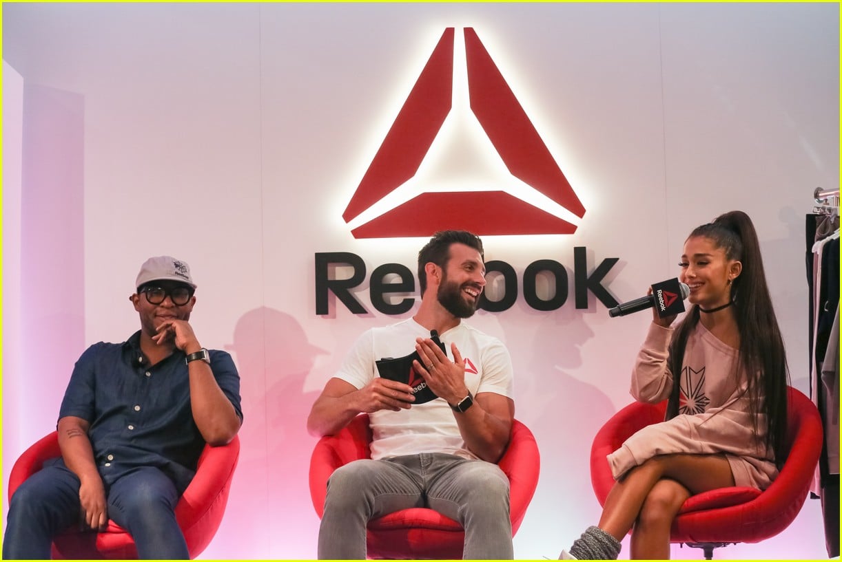 Ariana Grande Gets Her Fitness On for Reebok Event in Hong Kong ...