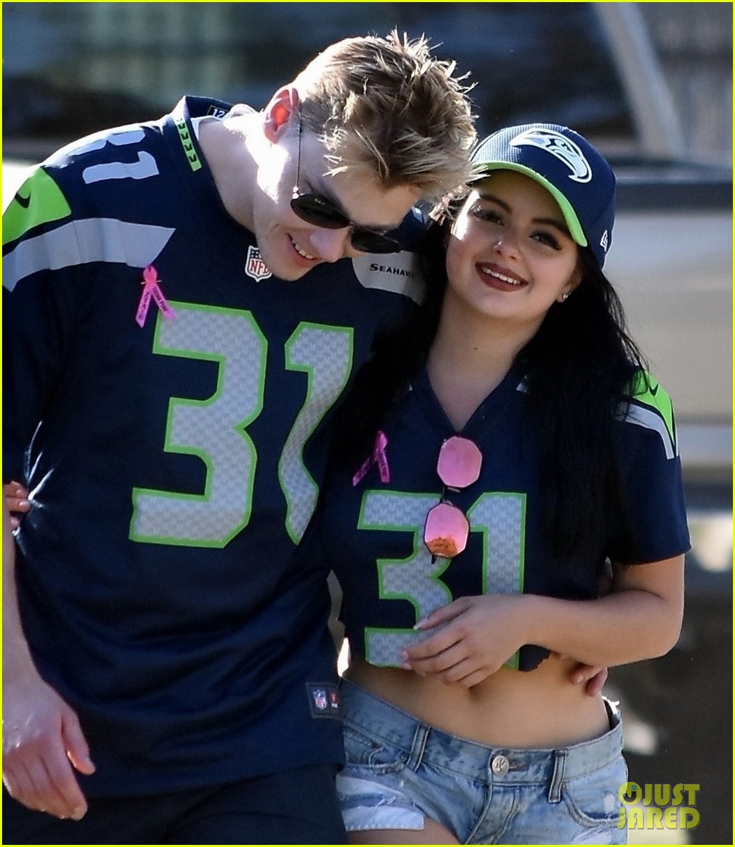 Ariel Winter Wears Matching Jerseys with Boyfriend Levi Meaden at ...