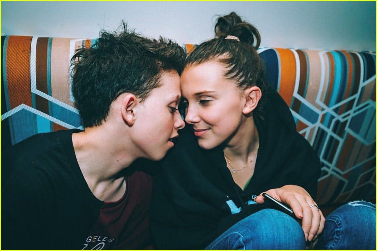 Millie Bobby Brown & Jacob Sartorius Share Valentine's Day Photos ...