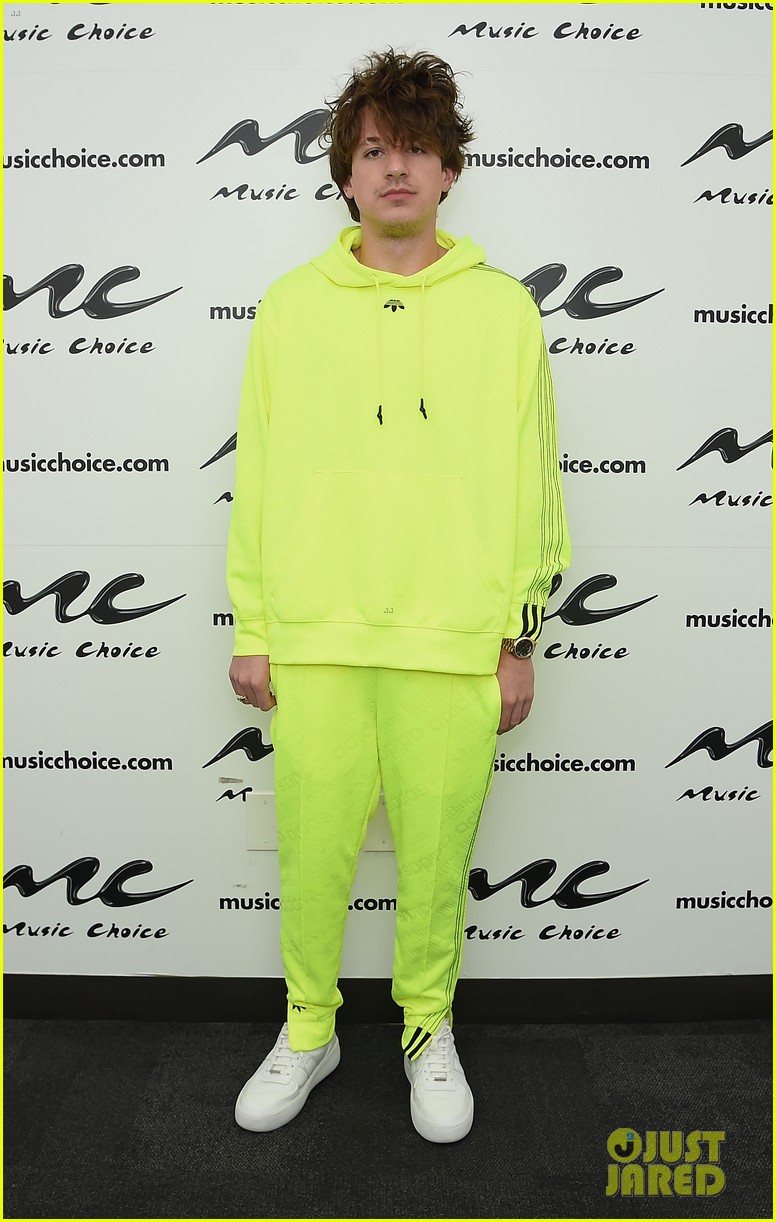 Charlie Puth Wears a Full Neon Outfit at Music Choice | Photo 1147673 ...