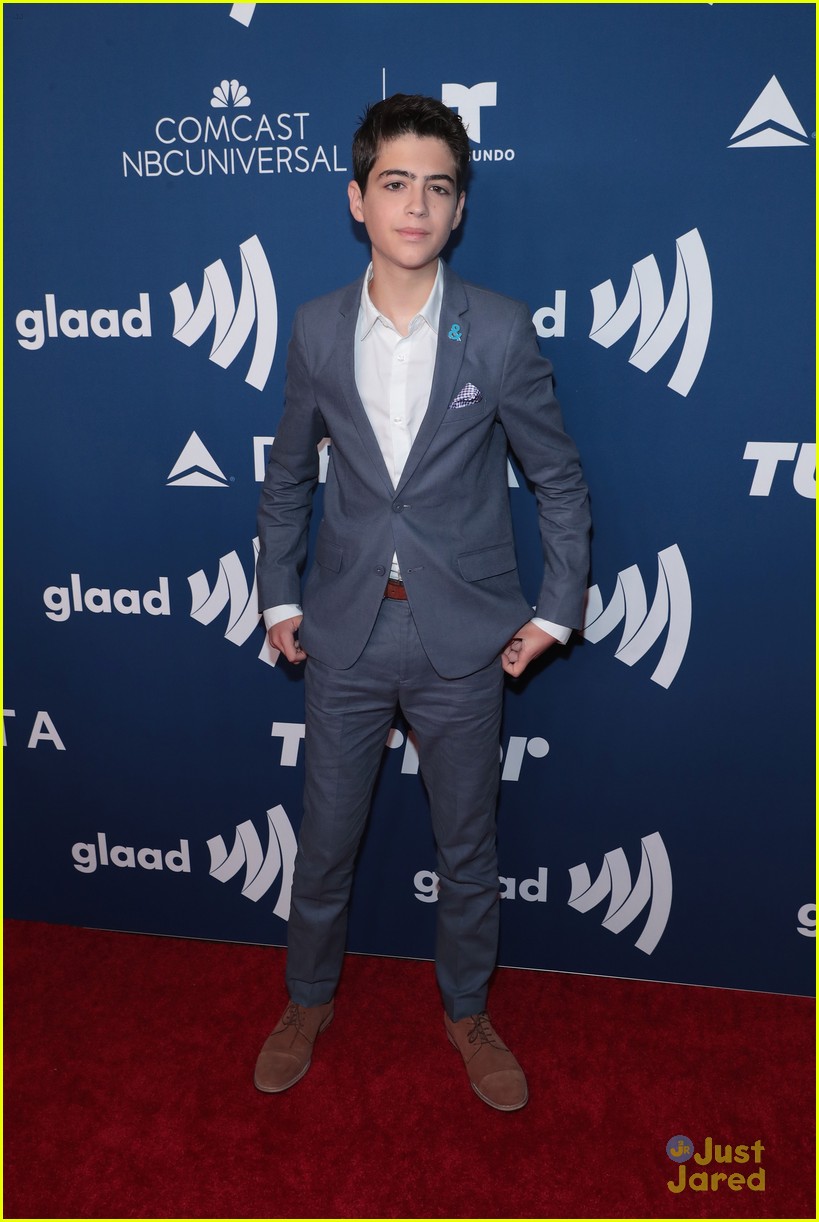Joshua Rush Joins Auli'i Cravalho at GLAAD's Rising Stars Luncheon in ...
