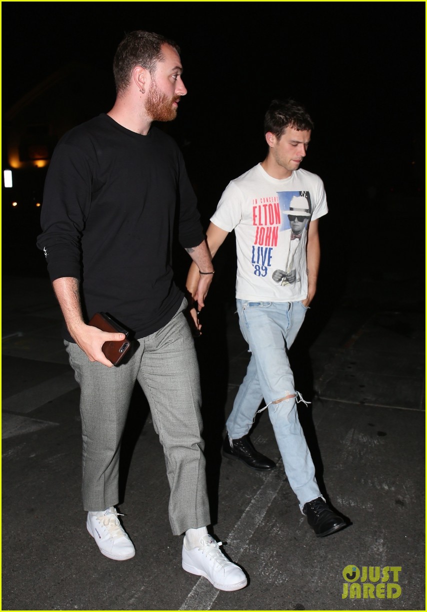 Sam Smith Holds Hands with Brandon Flynn on Their Date Night! | Photo ...