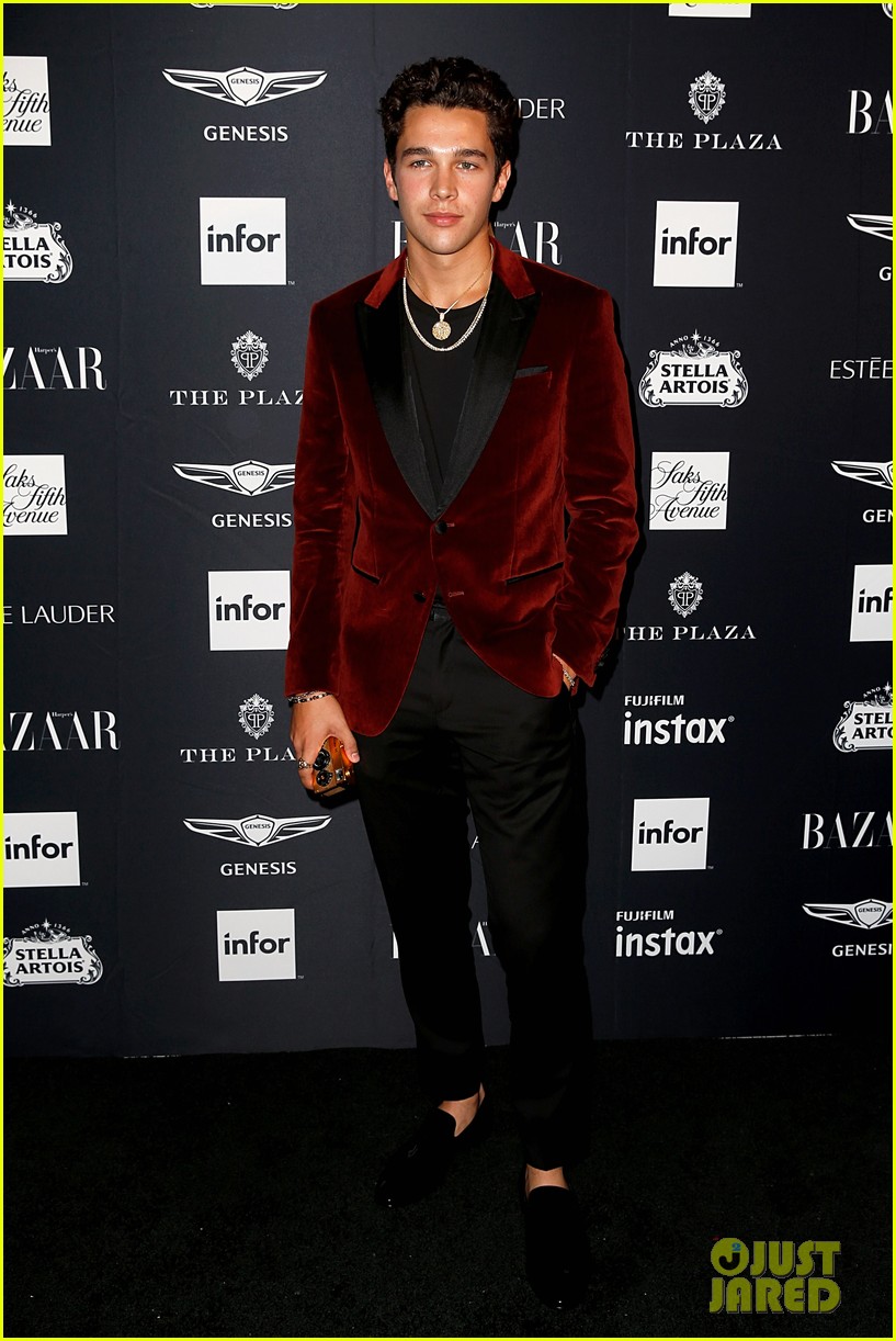 Cameron Dallas & Austin Mahone Suit Up for Harper's Bazaar Icons Gala ...
