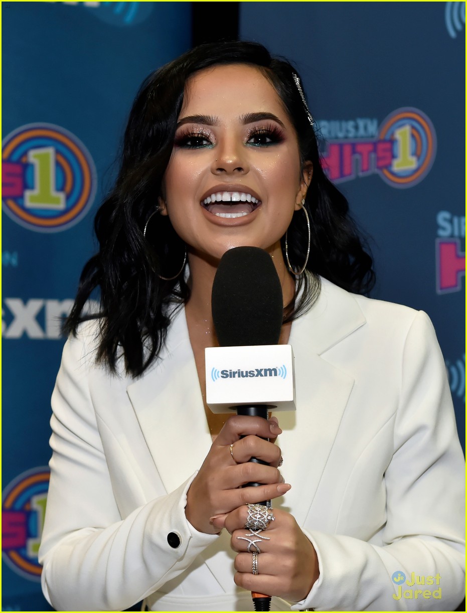 Becky G Rocks Hot White Ensemble During SiriusXM Visit in Vegas | Photo ...