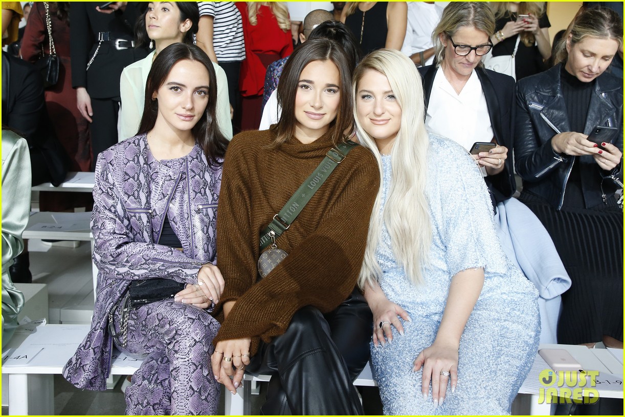 Meghan Trainor Takes Cute Selfies at Sally LaPointe Fashion Show ...
