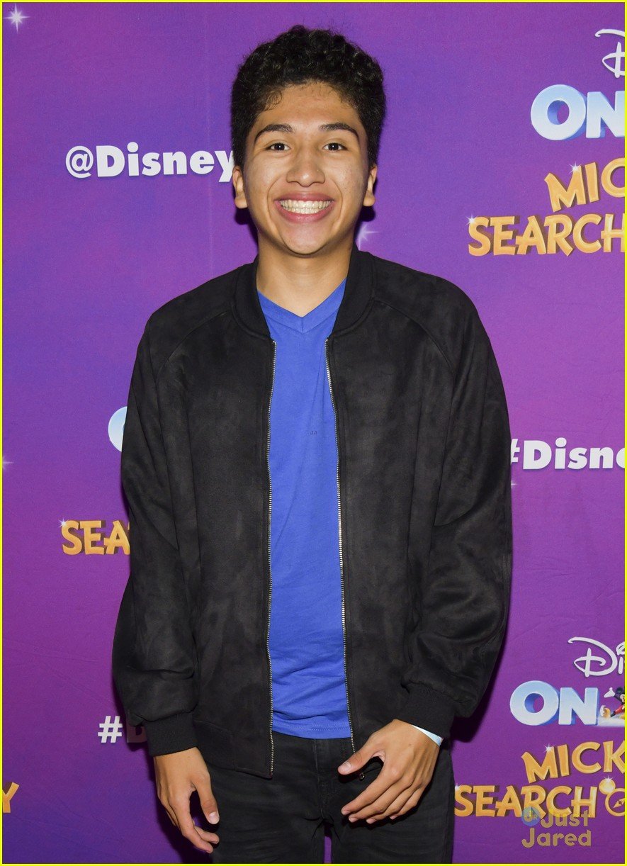 Coco's Anthony Gonzalez Poses With His Character Miguel at Disney On ...