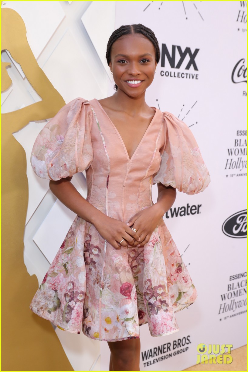 Jabari Banks Shows Off Pink Hair at Essence Awards With Storm Reid ...