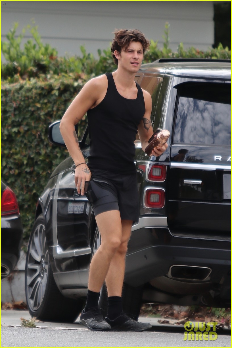 Shawn Mendes is All Smiles While Meeting Up with a Friend in Hollywood ...
