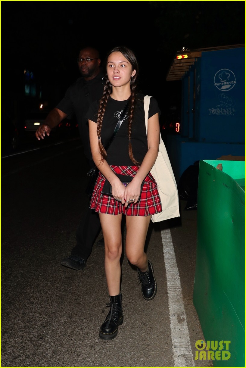 Olivia Rodrigo Pairs a Cute Plaid Skirt With Braids While Out in NYC ...