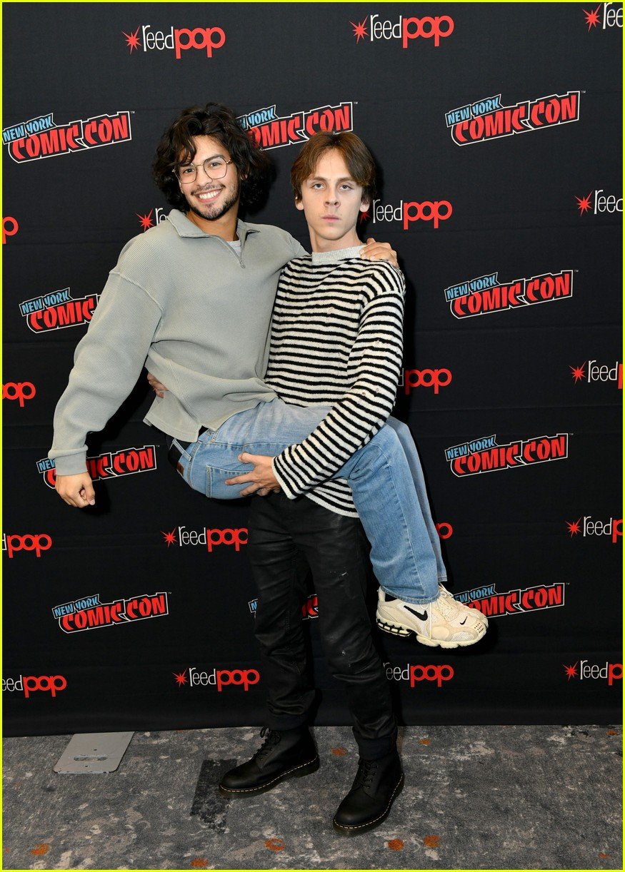 Jacob Bertrand Gives Xolo Maridueña a Lift at New York Comic Con | Photo 1359109 - Photo Gallery ...