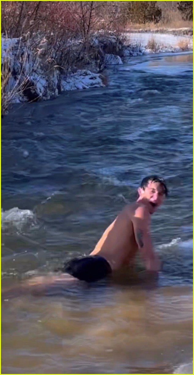 Shawn Mendes Braved the Freezing Cold Water for a Christmas Day Plunge ...