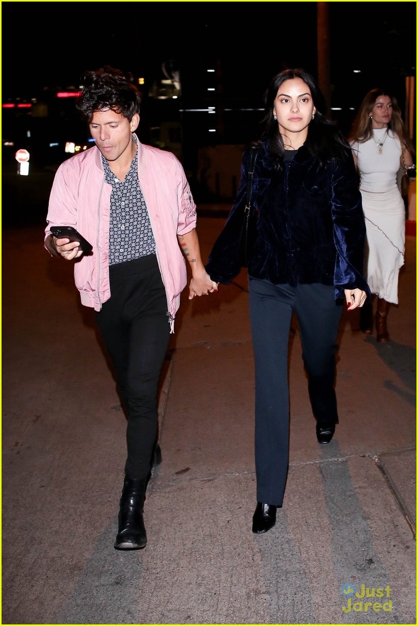 Camila Mendes & Rudy Mancuso Hold Hands While Leaving Pre-Grammys Party | Photo 1368251 - Photo ...