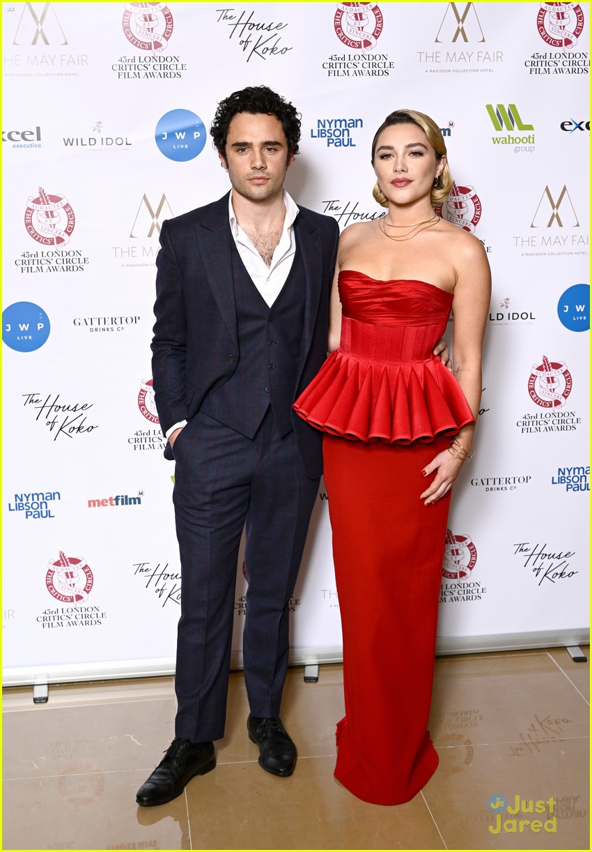 Florence Pugh is Joined by Brother Toby Sebastian at London Critics ...