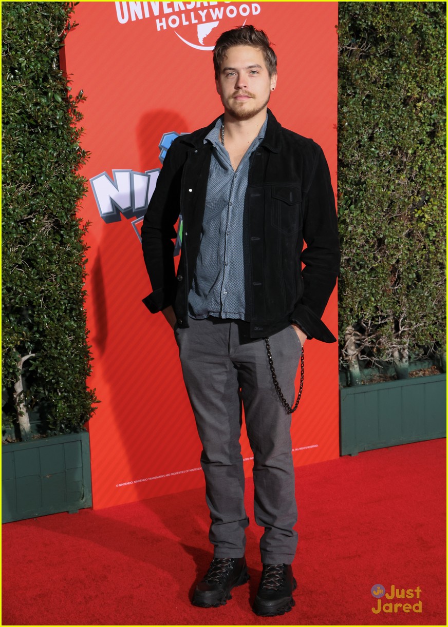 Dylan Sprouse & Barbara Palvin Attend Super Nintendo World Opening with ...