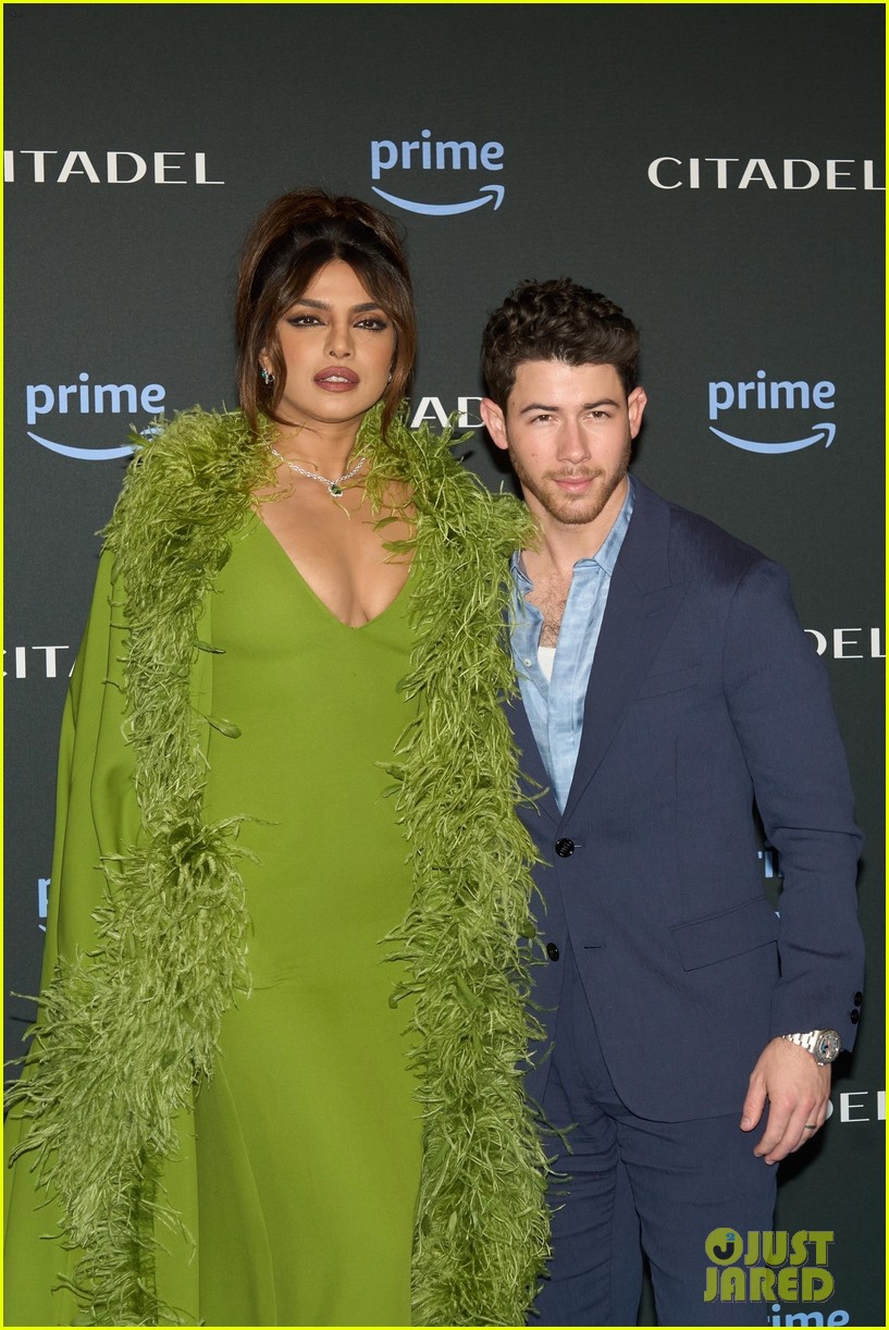 Nick Jonas Supports Wife Priyanka Chopra at 'Citadel' Rome Premiere ...