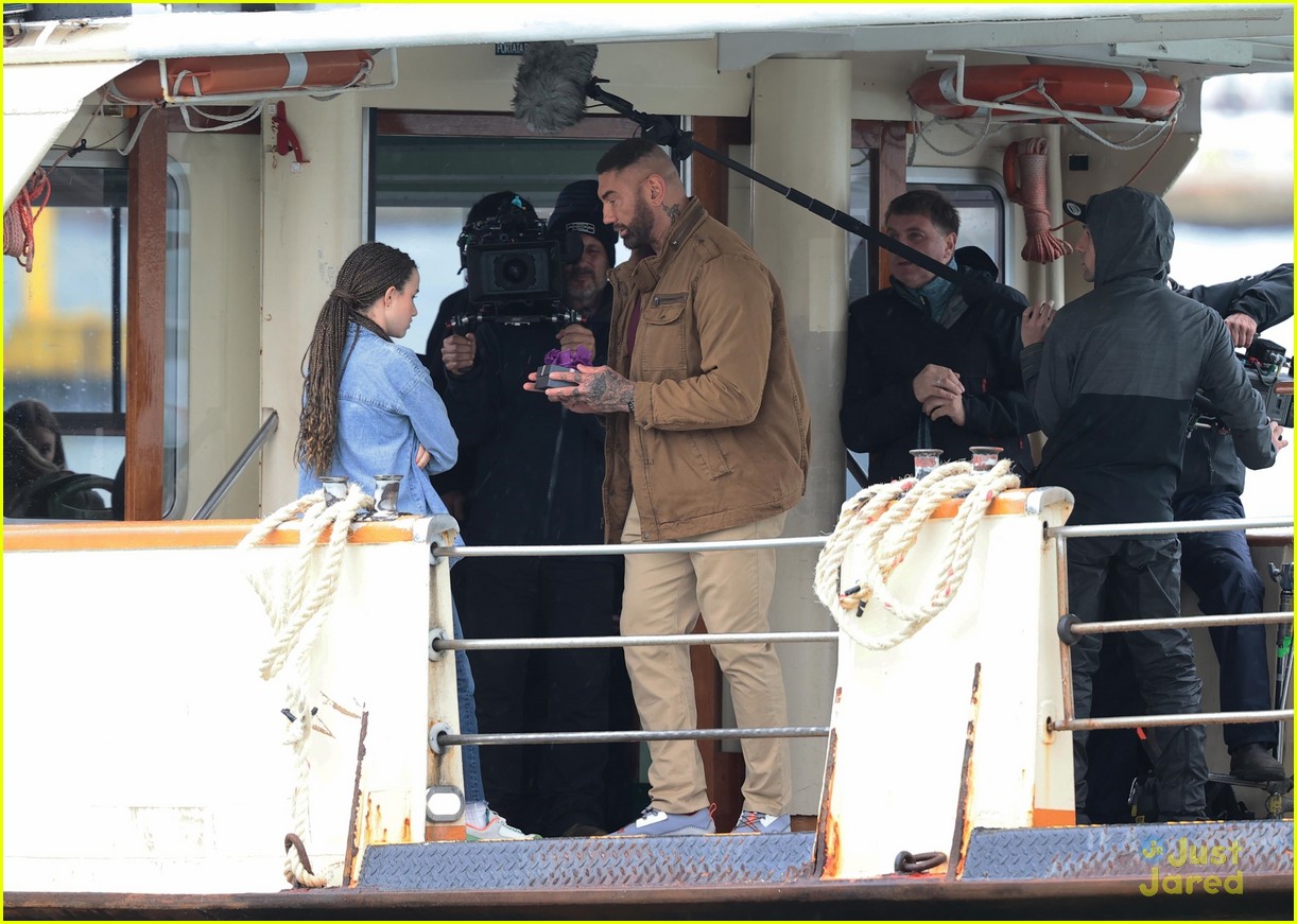 Chloe Coleman & Dave Bautista Film Final Scenes for 'My Spy 2' in ...