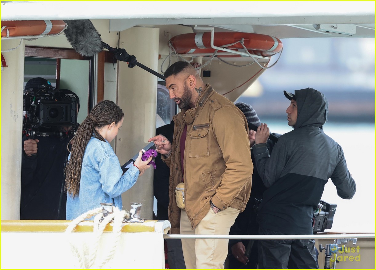 Chloe Coleman & Dave Bautista Film Final Scenes for 'My Spy 2' in ...