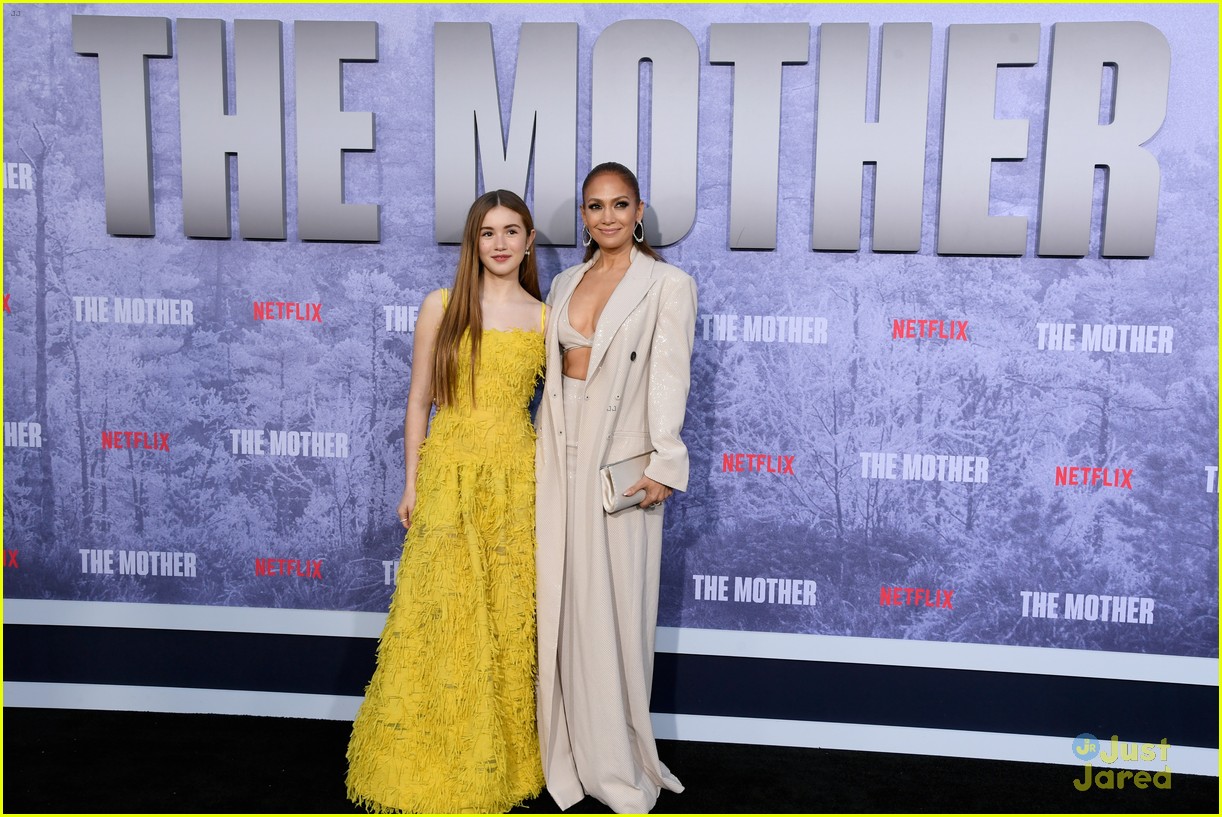 Lucy Paez Joins On Screen Mom Jennifer Lopez at 'The Mother' Premiere ...